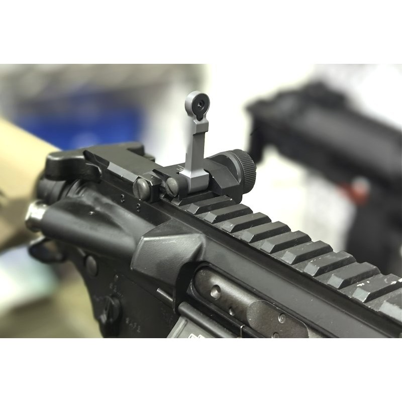 BJTAC Stainless Steel KAC 300 Style Folding Sight Set (BK)