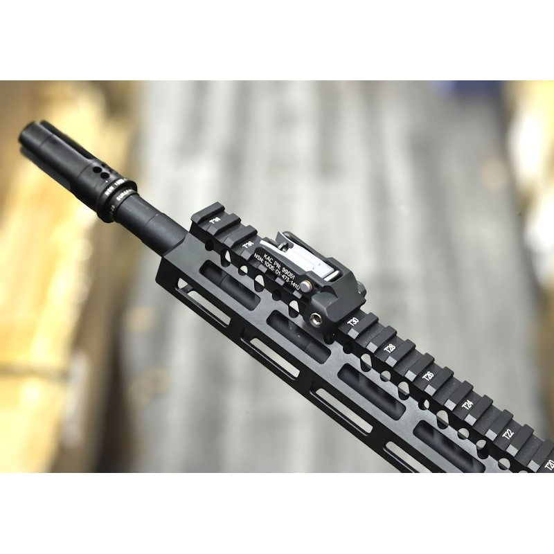 BJTAC Stainless Steel KAC 300 Style Folding Sight Set (BK)