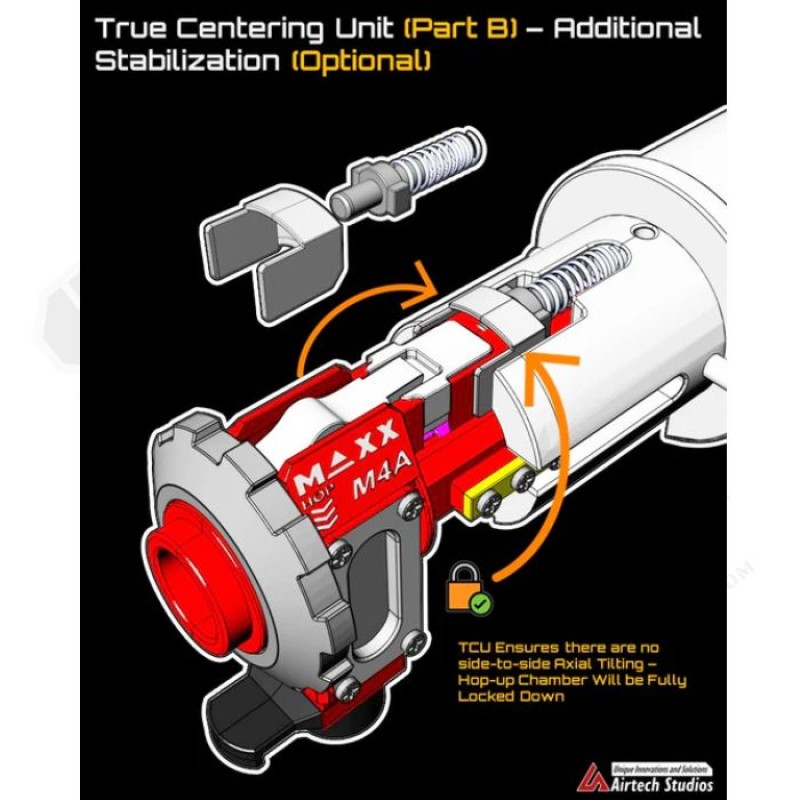 AIRTECH True Centering Unit (TCU) for: Maxx Model Rotary Chamber (New ...
