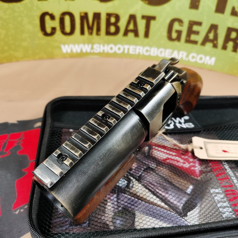 Show Guns Mini Hand Cannon Airsoft Grenade Launcher ( Real Wood Grip )