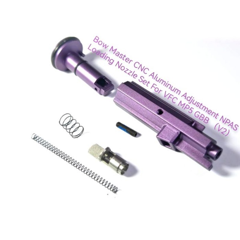 BOW MASTER CNC Aluminum NPAS Loading Nozzle Set For VFC MP5 GBB (V2) BOW MASTER CNC Aluminum NPAS Loading Nozzle Set For VFC MP5 GBB (V2)