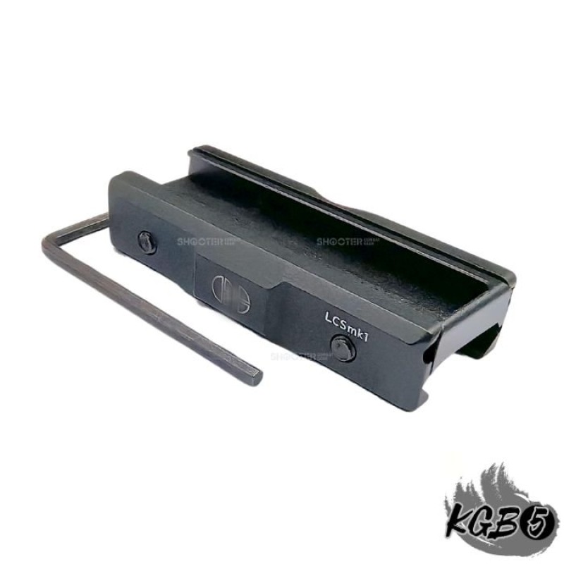 KGB5 CD Style Tape Switch Rail Mount (BK)