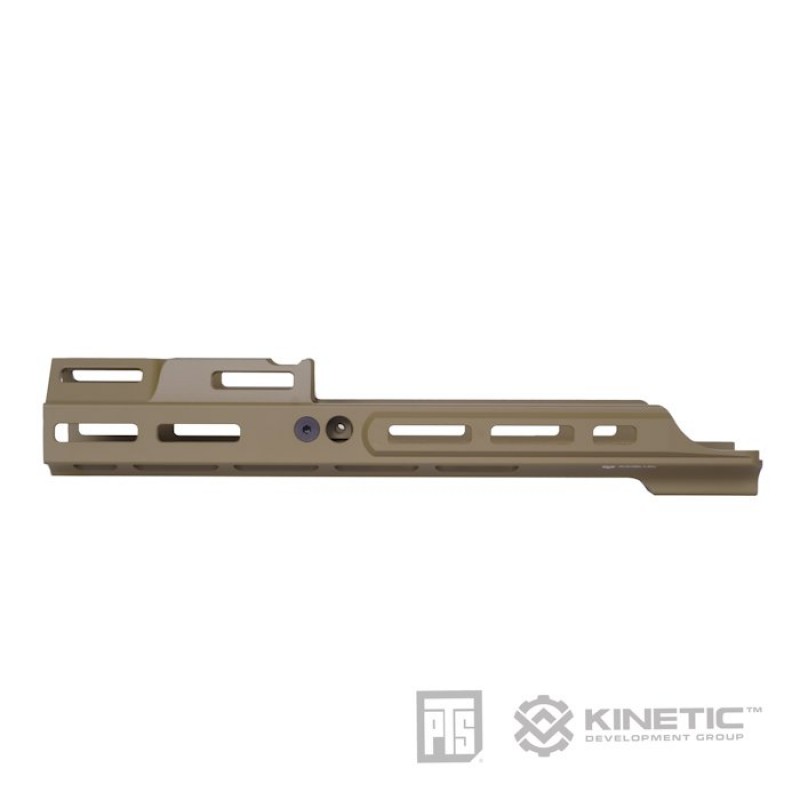 PTS Kinetic Scar MREX M-LOK MK2 4.25” Rail (Dark Earth)